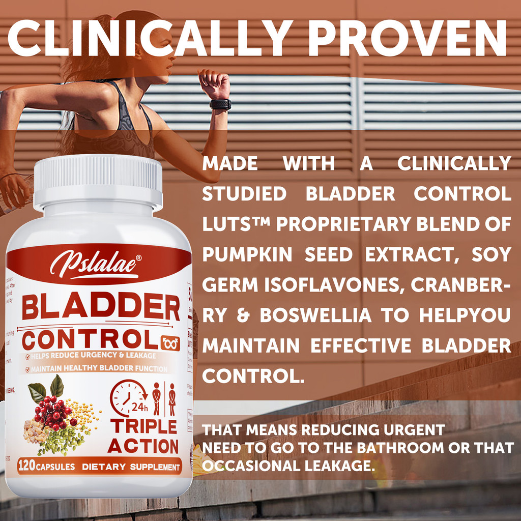 Pslalae Bladder Control Supplement for Women & Men - Reduce Sudden Urge ...