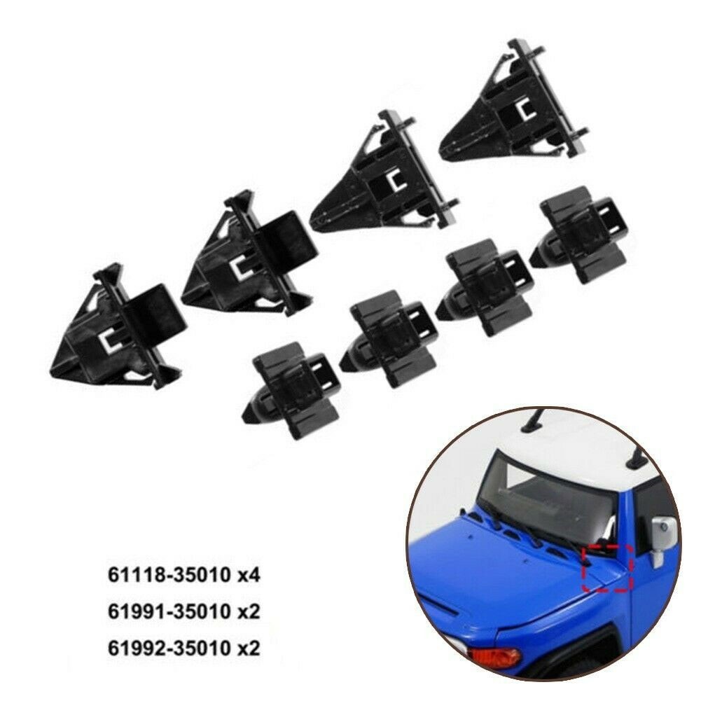 (HUND) Car Panel Clips,Body Retainer Mudguard Cowl Clip Set FOR TOYOTA ...