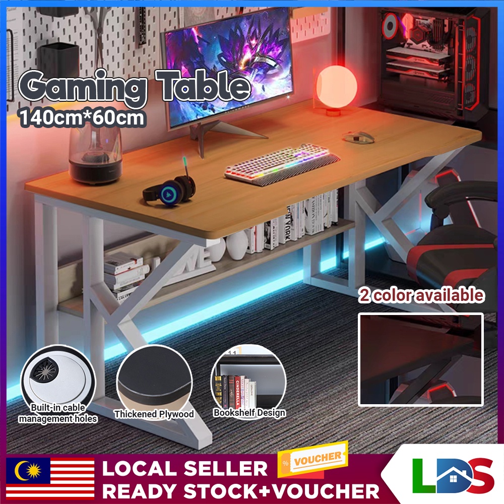 LDS Table Office Table Meja Belajar Gaming Table Gaming Desk Murah Meja ...