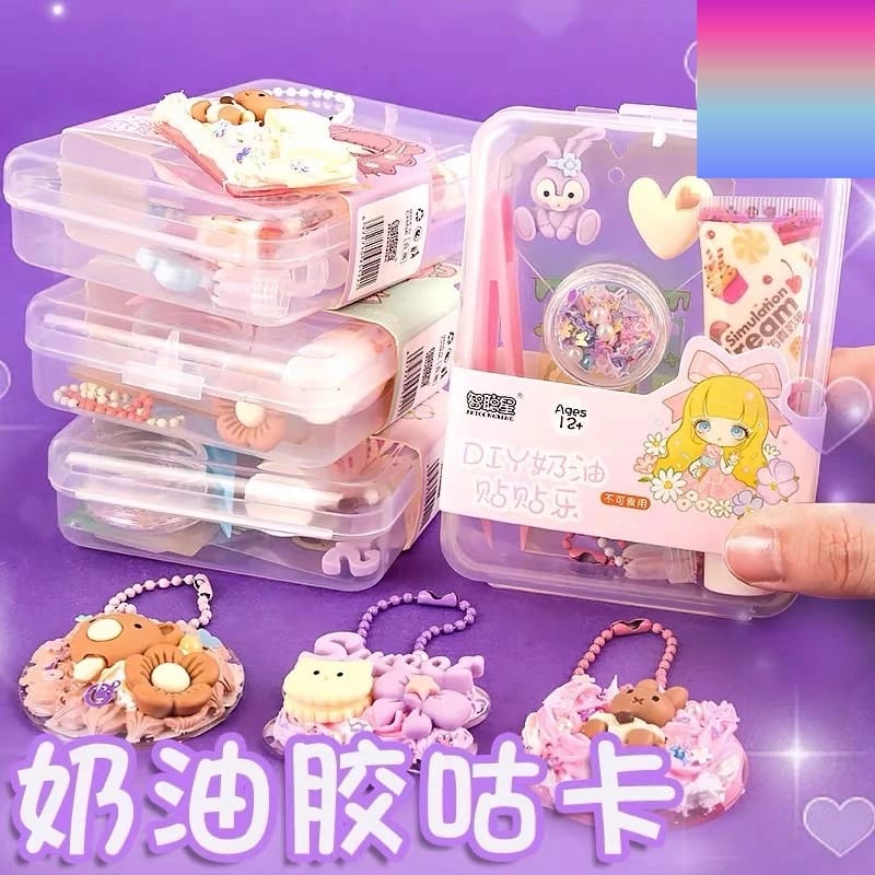 Cuckoo Cream Glue Goo Card Set Girl Handmade DIY Toy Keychain Gift ...