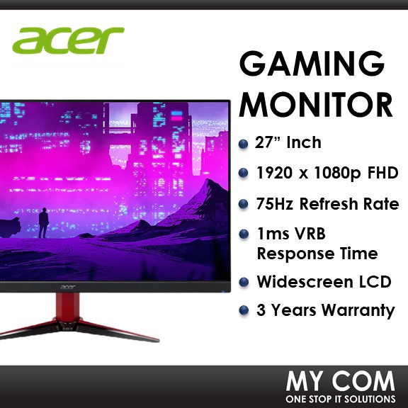 Acer Nitro VG271 S VG271S 27" IPS FHD 75Hz 1ms VRB FreeSync Widescreen ...