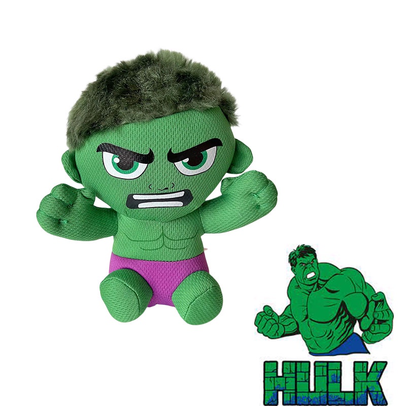 Plush Collectible Marvel Figure Incredible Hulk 15cm Gift Green ...
