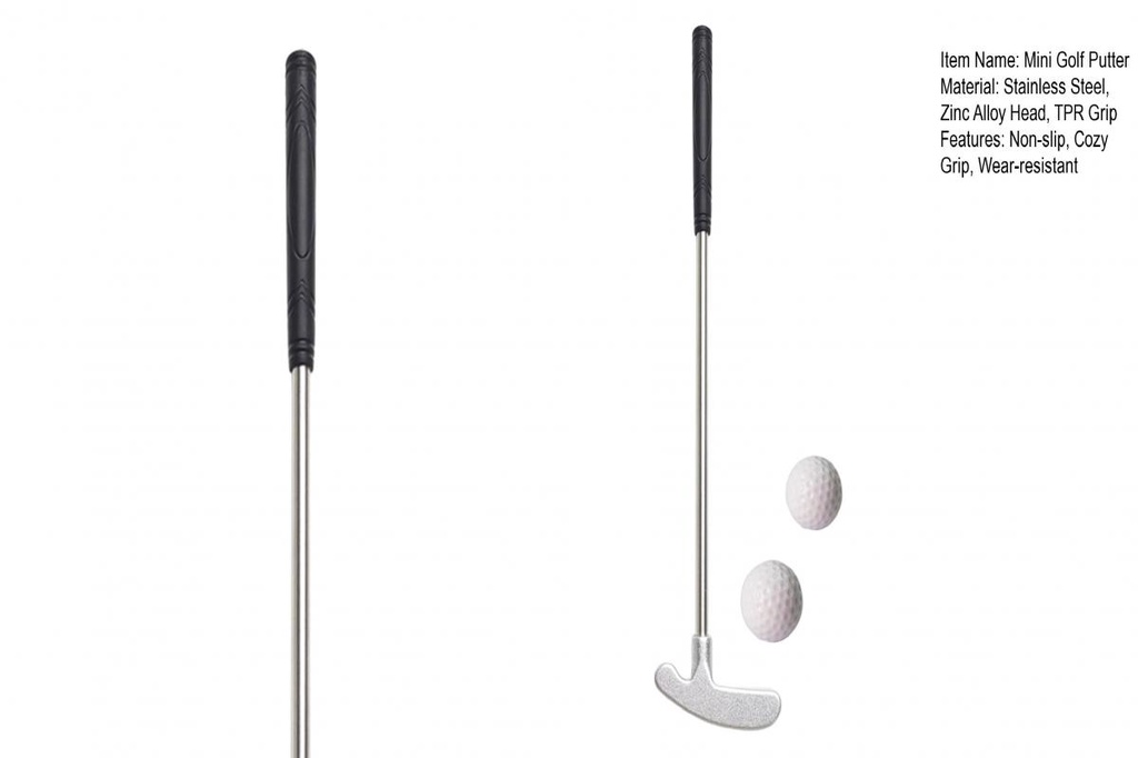 Cute_ Affordable Golf Putter Mini Golf Putter Set with Tpr Grip and 2 ...