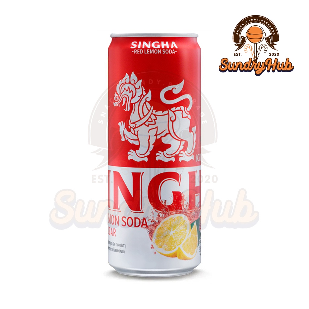 Singha Soda Beverages Red Lemon Soda 330ml | Shopee Malaysia