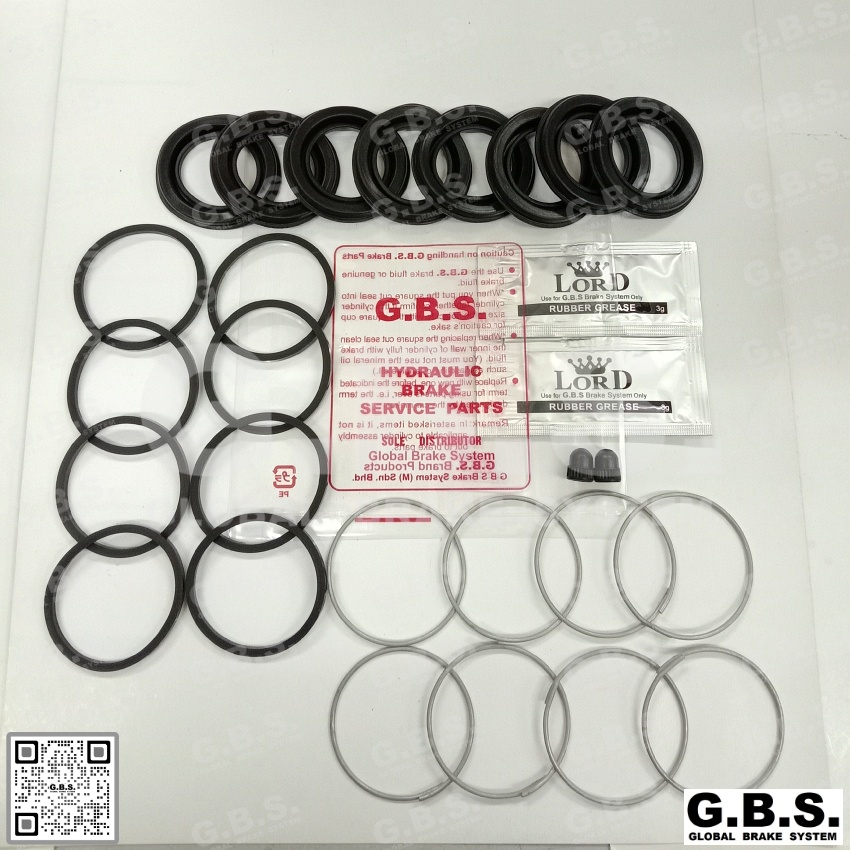 GBS Disc Brake Seal Kit For TOYOTA REVO GUN125, GUN126, 135 (Front ...