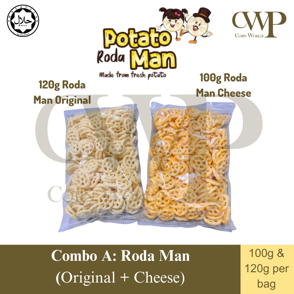 Potato Snack Keropok Kentang Roda Potato Wheel Potato Stick Man 100g ...