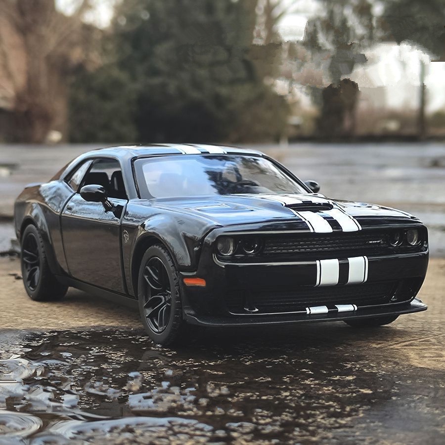 1/24 DODGE Challenger Hellcat SRT Alloy Sports Diecasts Metal ...
