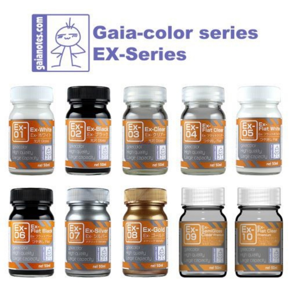 Gaianotes Gaia Color EX-Color Series EX-01 - EX-10 Gaia Colors Lacquer ...