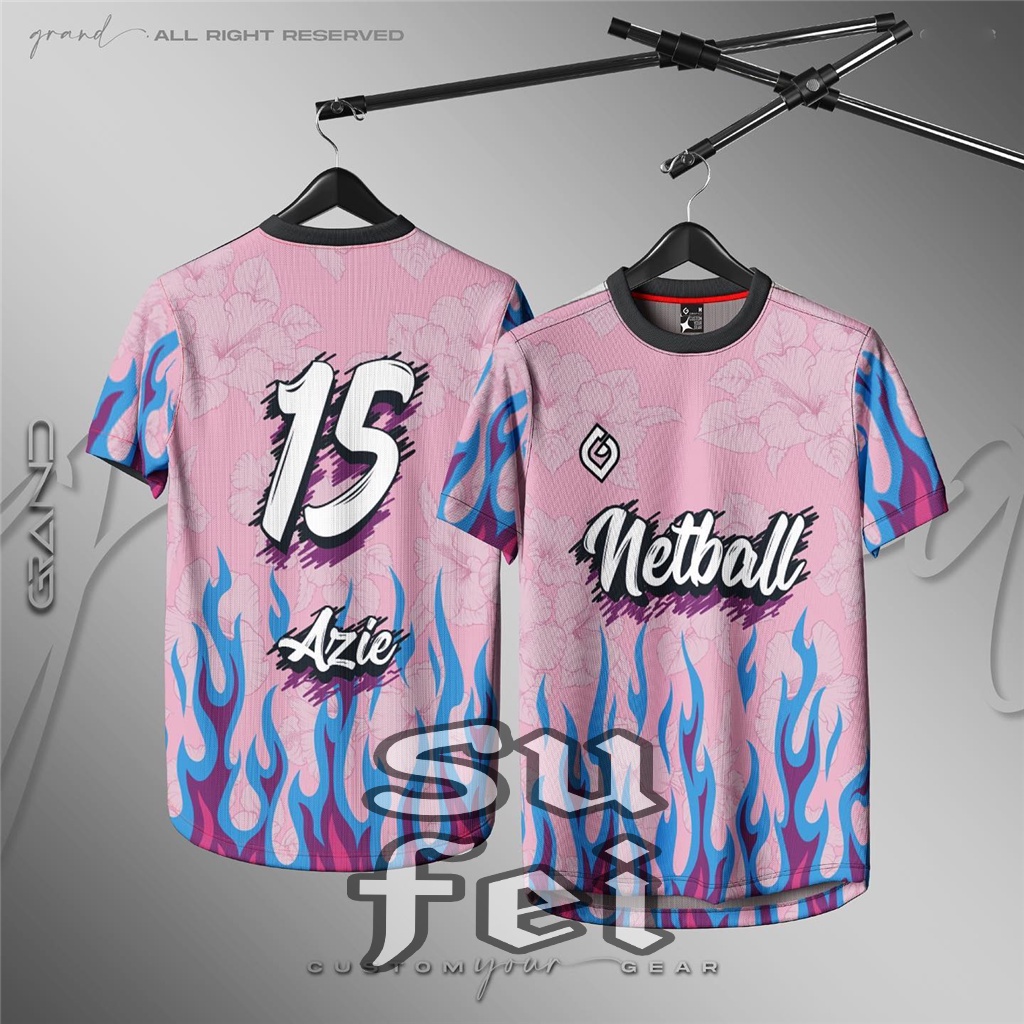 NETBALL 2024 FULL SUBLIMATION JERSEY Customize Your Jersey Thailand ...