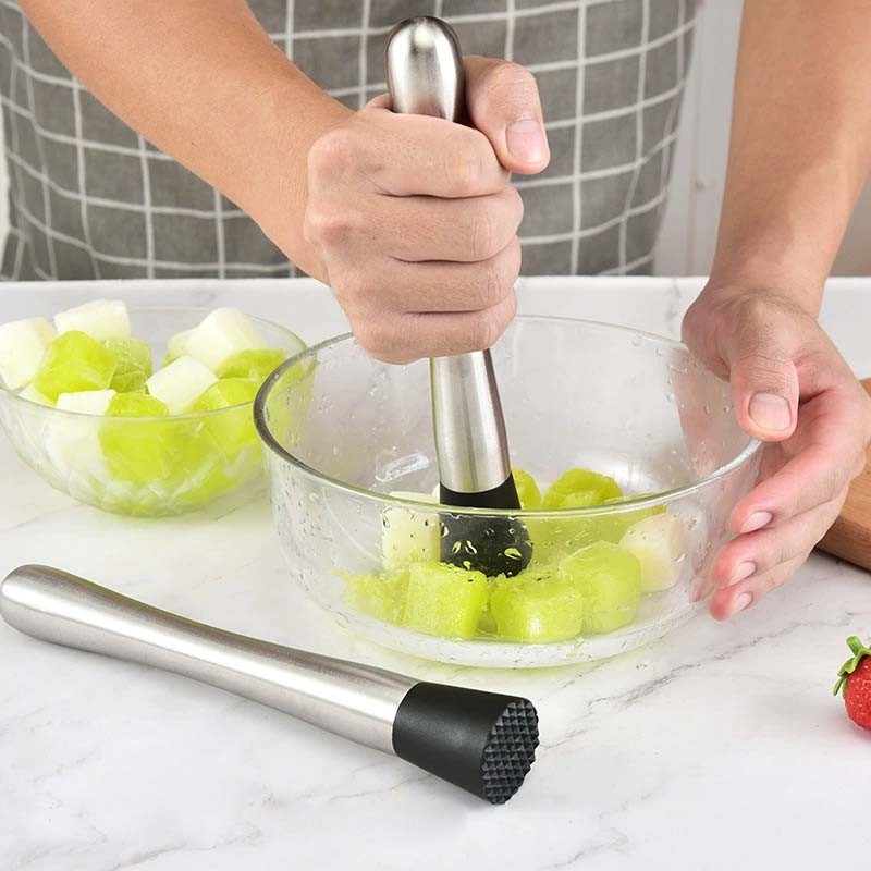 Ice Hammer Crusher Stick Stainless Steel Cocktail Mixer Fruit Mashed ...