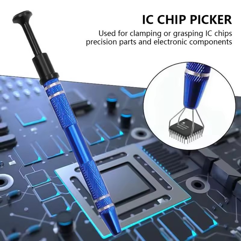Electronic Component Grabber - Four Claw IC BGA Chip Gripper Extractor ...