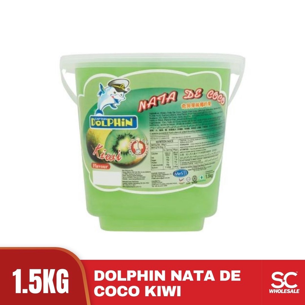Captain Dolphin Nata De Coco Drink Kiwi 1.5kg | Shopee Malaysia