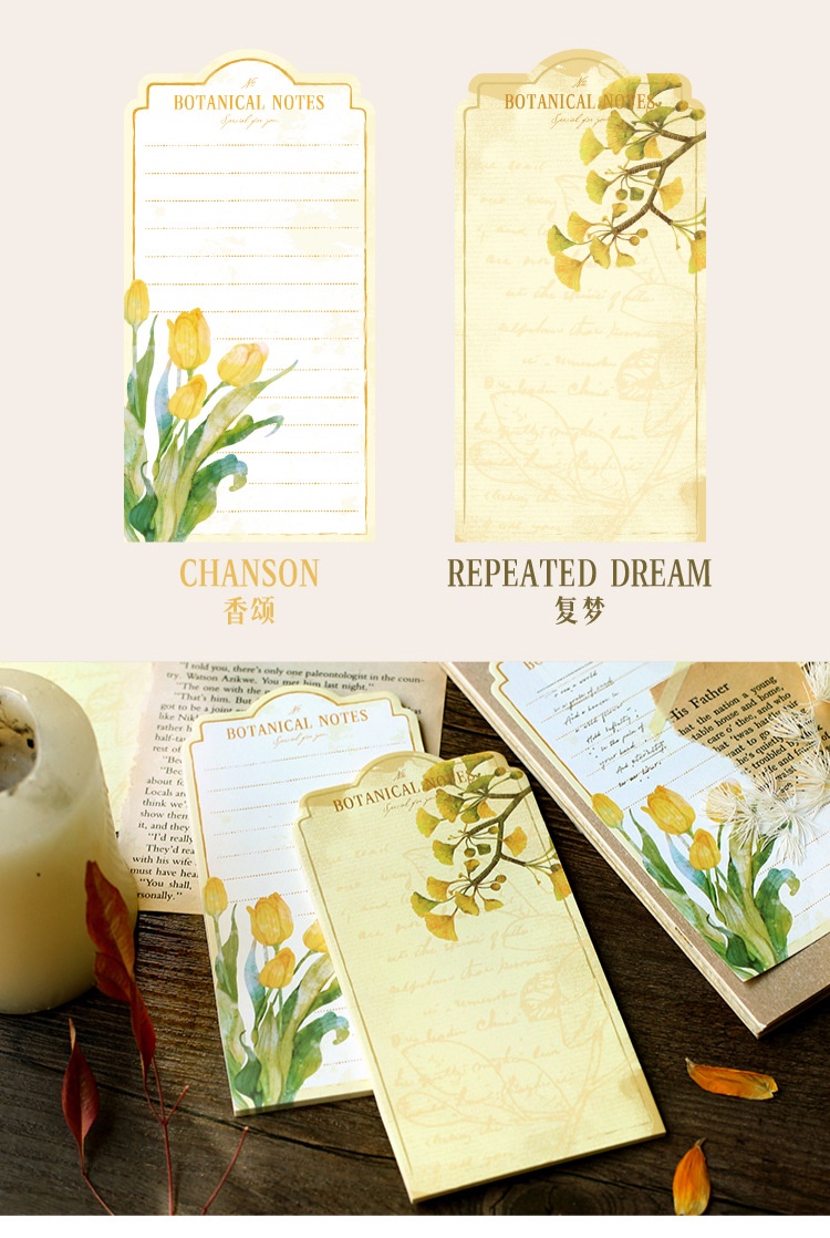 ENWEI 60 Pcs [Planting Notes Series] Simplicity Journal Sticky Notes ...