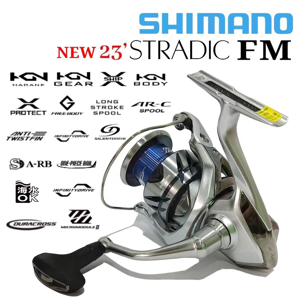 SHIMANO 2023' STRADIC FM & 2019' STRADIC FL SPINNING REEL | Shopee Malaysia