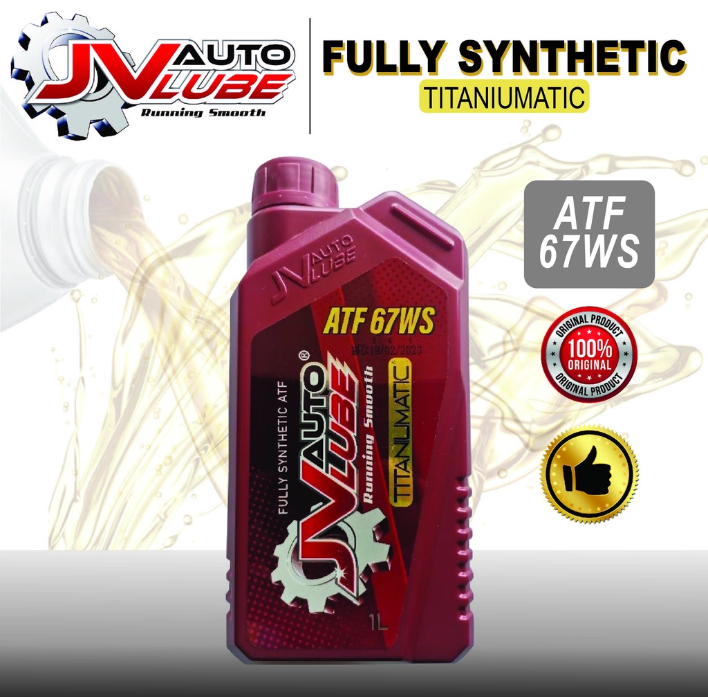 (ORIGINAL) ATF GEARBOX OIL GENUINE JV AUTO LUBE 67WS | Shopee Malaysia