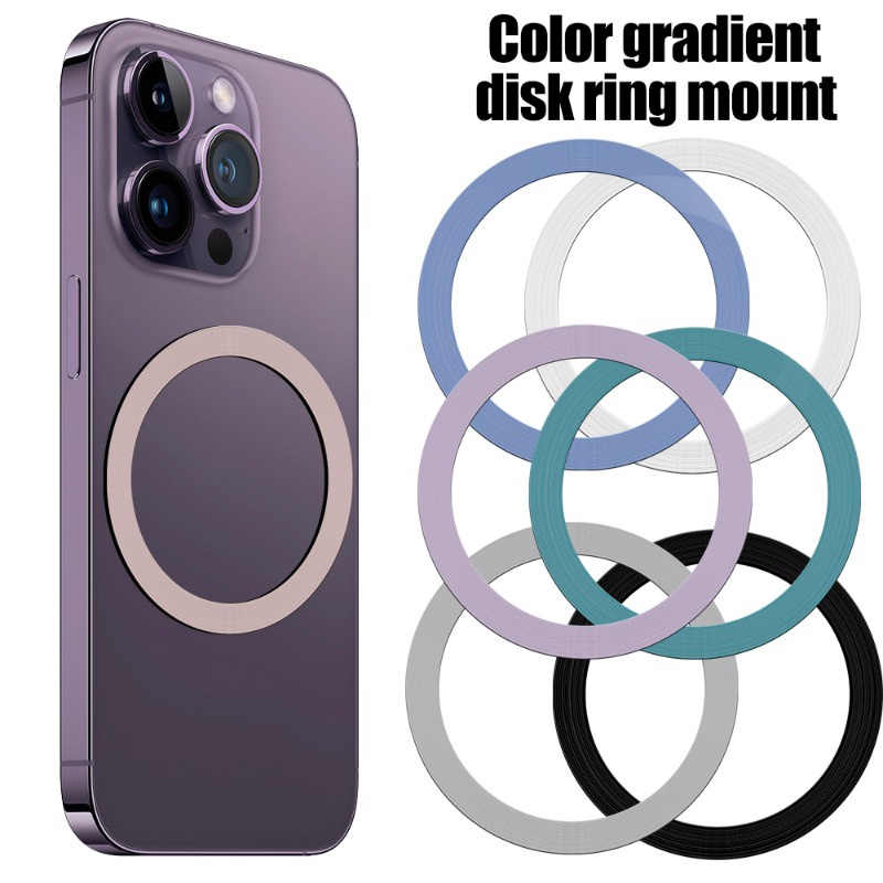 Metal Sticker Support/ Liquid Silicone Magnet Ring for IPhone/ Magnet ...