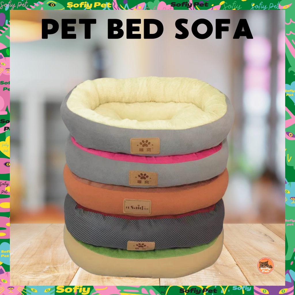 SOFA OVAL 50cm x 40cm x 11cm SOFA KUCING CAT SOFA PET BED KATIL KUCING ...
