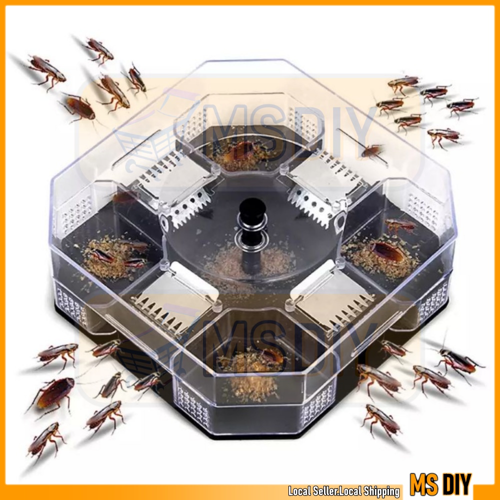 Reusable Cockroach Trap Box Insert Killer Catcher Perangkap Lipas 蟑螂捕捉器 ...