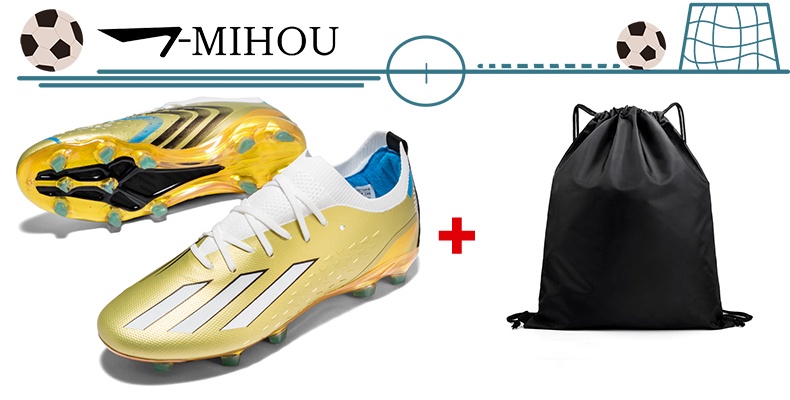 Kasut Bola Sepak Adi Messi 2022 World Cup X Speedportal Gold Football ...