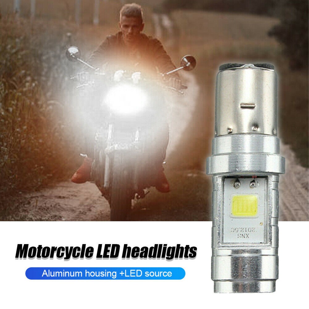 900 Lumens White Light P15D COB 12W Led Bulb for Motorcycle Headlight ...