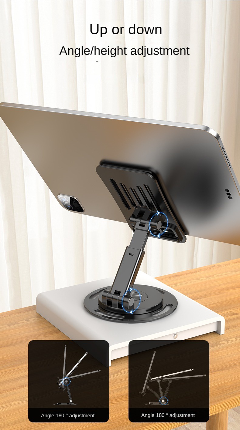 Rotating Tablet Phone Holder Telescopic Desktop Stand | Shopee Malaysia