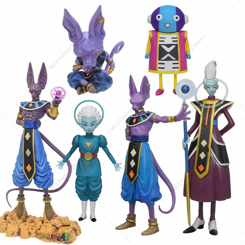 Anime DBZ Grand Priest Beerus Zen'o Whis Figure Gods Of Destruction Dxf ...