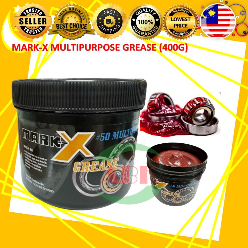MARK-X 400G MULTIPURPOSE GREASE MINYAK GREASE | Shopee Malaysia