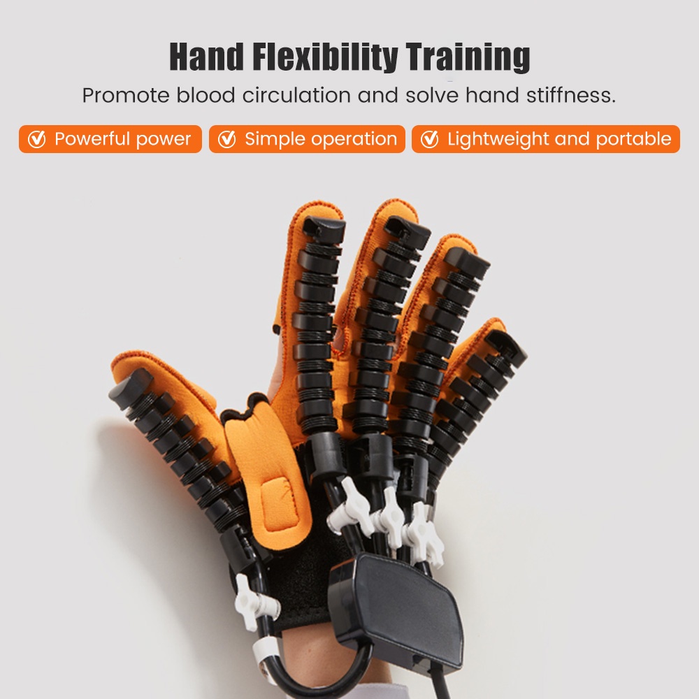 Electric Hand Rehabilitation Robot Gloves Finger Training Glove Hand ...