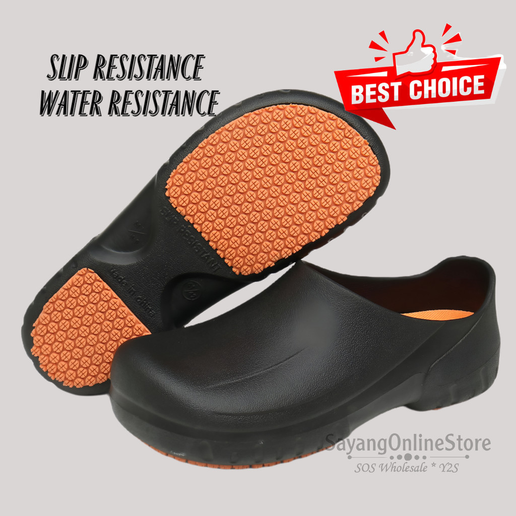 M Class Men's Chef Kitchen Working Slippers Garden Shoes Mules Clogs ...