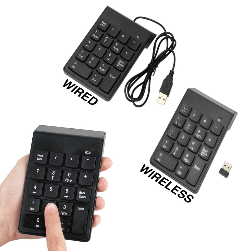 (SUPER SMOOTH QUALITY) EW Ergonomic Nice to Press USB Number Pad ...