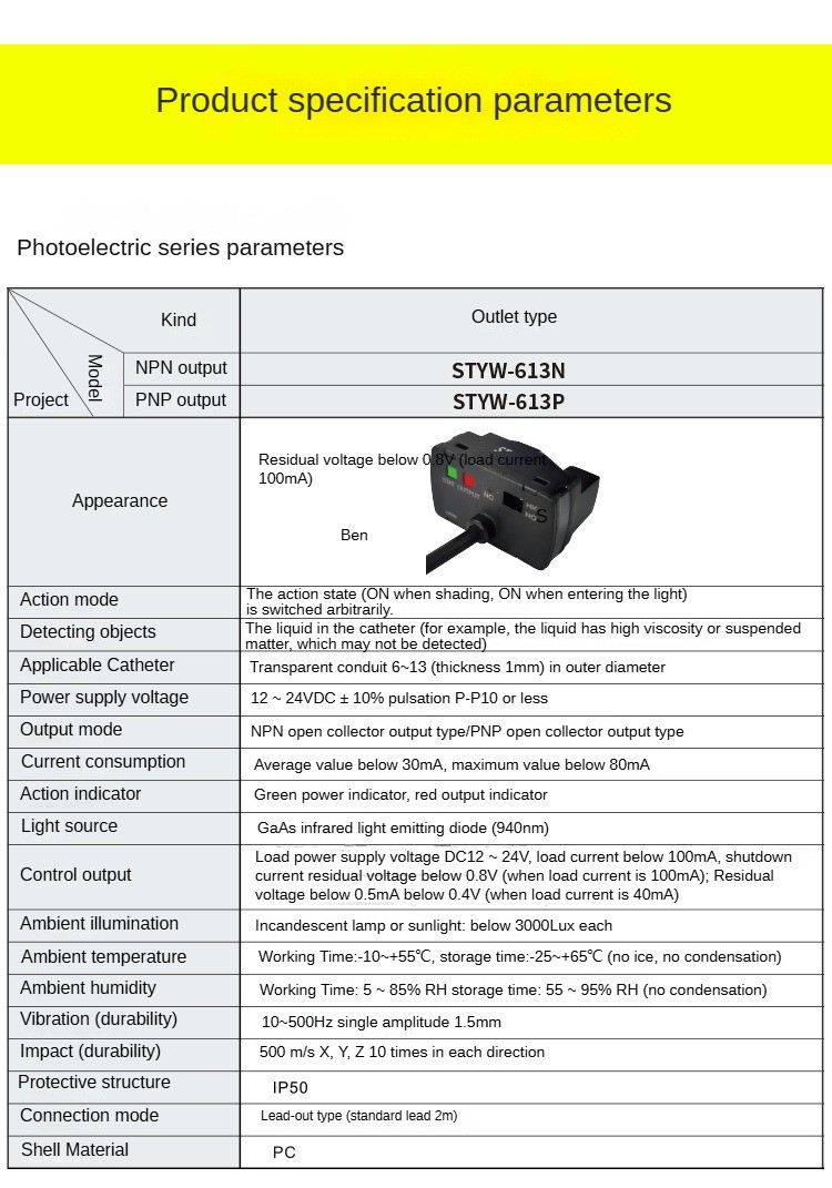 Non-contact Photoelectric Capacitive Pipe Liquid Level Sensor Water ...