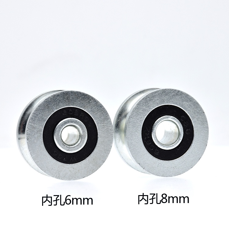 U-shaped Groove rolling Wheel R5 Track guide Wheel with Groove bearing ...