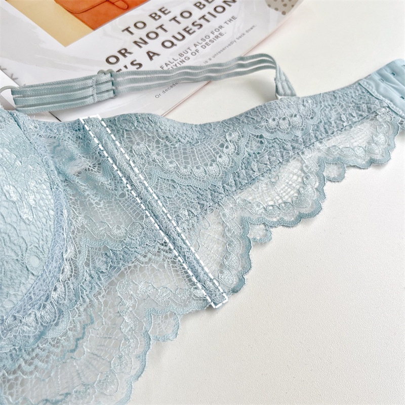 34-46BCDE Plus Size Lace Bra wireless bra adjustable push-up bra set ...