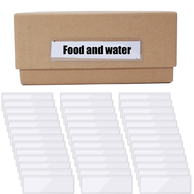 Office Kitchen Warehouse Organizer Supplies / 4Pcs Transparent Self ...