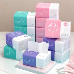 4-Ply Soft Facial Tissue Paper – 5 Packs (1 Order) – Travel Tissue ...