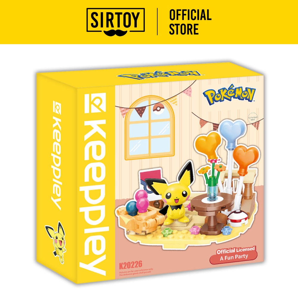 Keeppley Pokemon Holiday Party Pichu Sweet Arrangement (K20226 ...