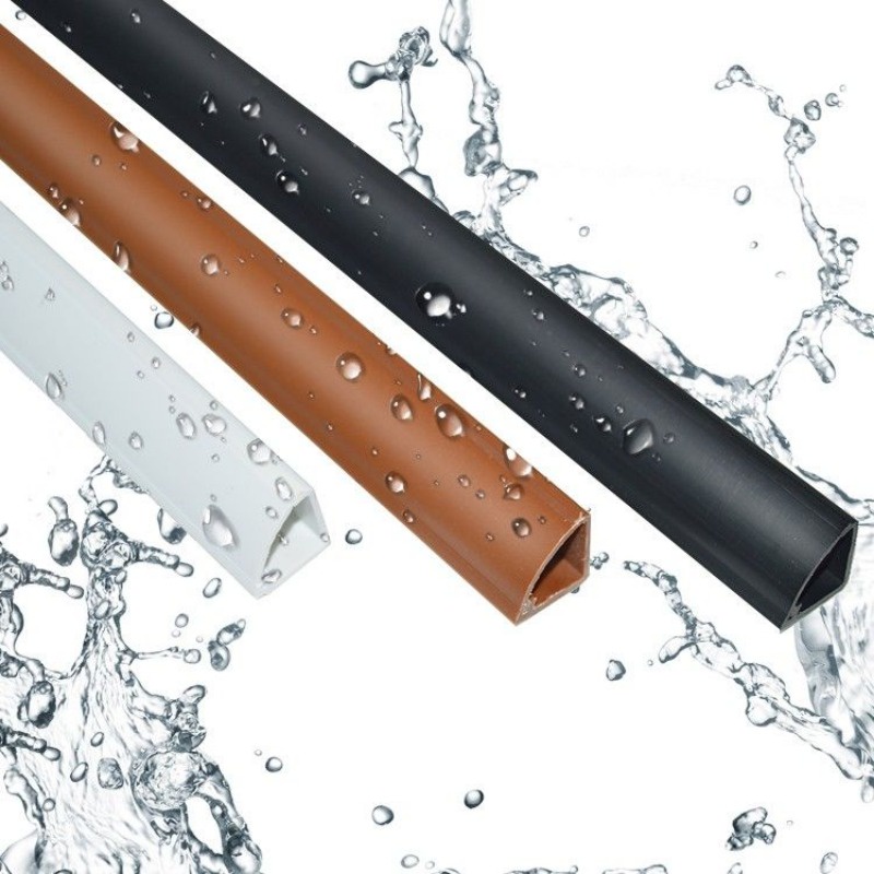 Triangle Corner Internal Corner Trunking PVC Open-Mounted Wall Corner ...