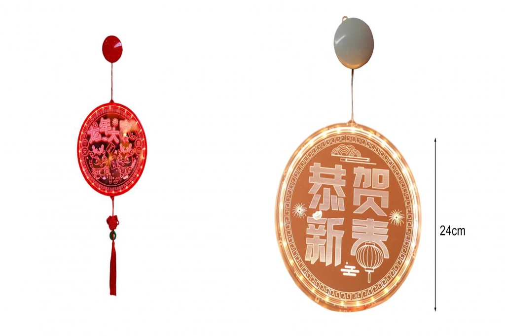 Year of the Dragon Hanging Ornament Spring Festival Led Pendant Chinese ...