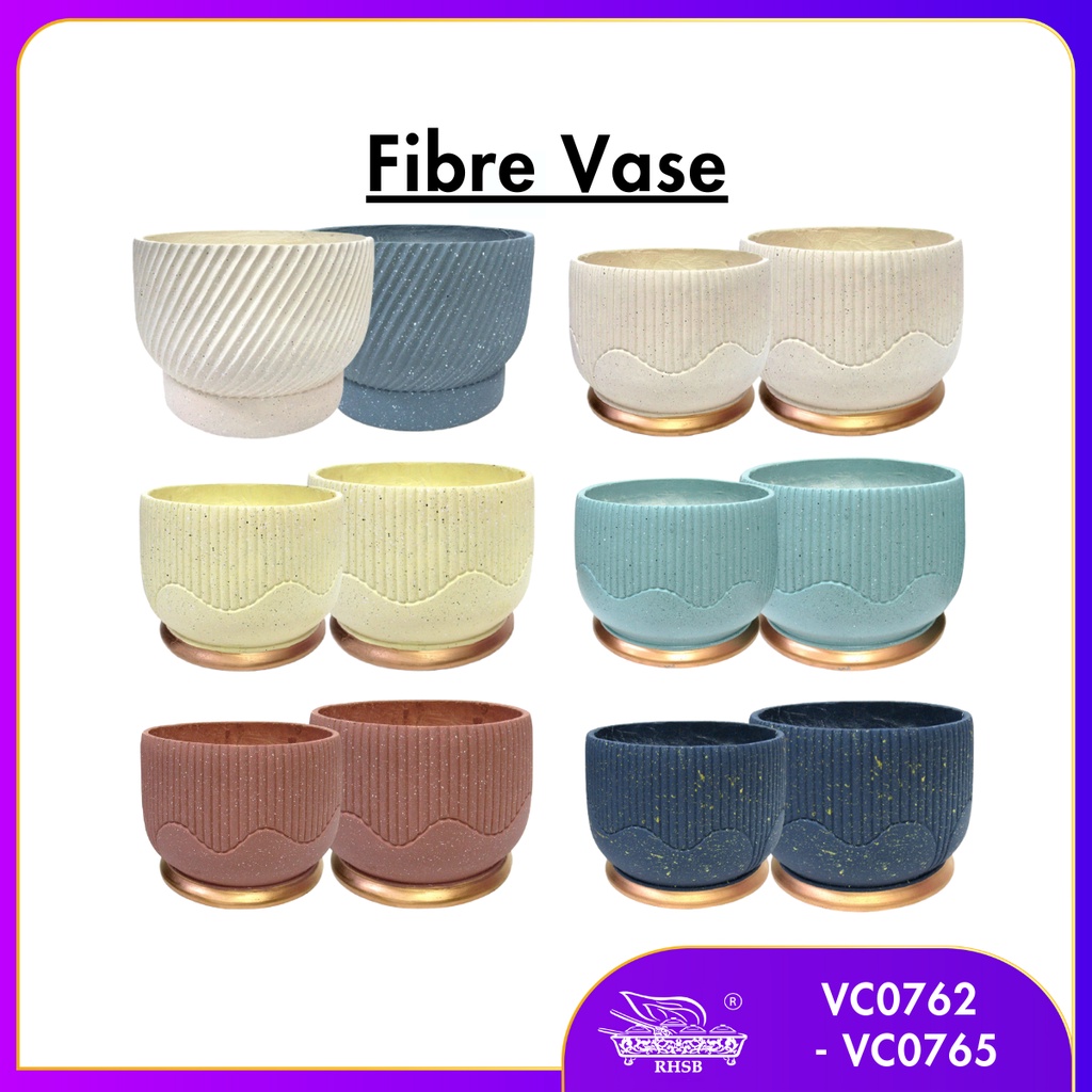 SERAMIK FIBRE VASE / PASU CERAMIC FIBRE / PASU ORKID / PASU GUBAHAN ...
