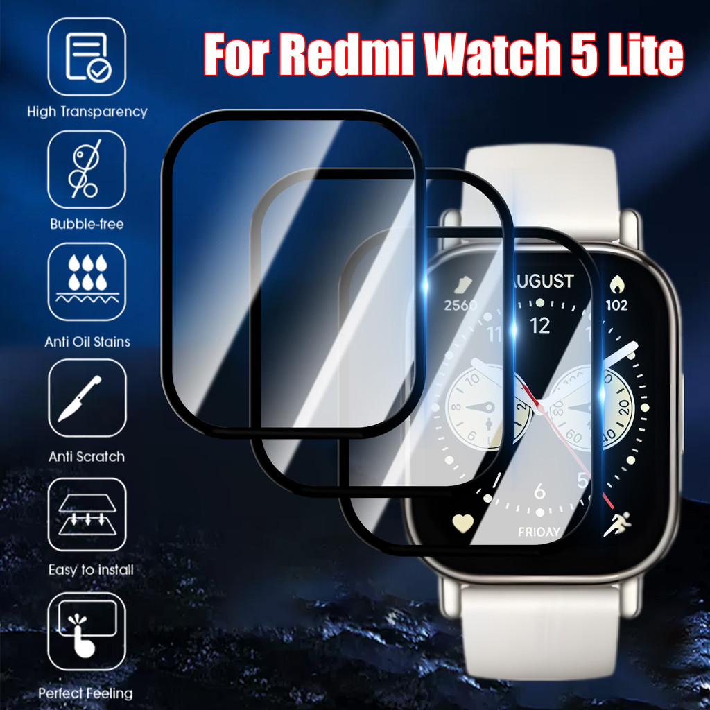 For Redmi Watch 5 /Lite/ Active Anti Scratch Full Coverage Composite ...