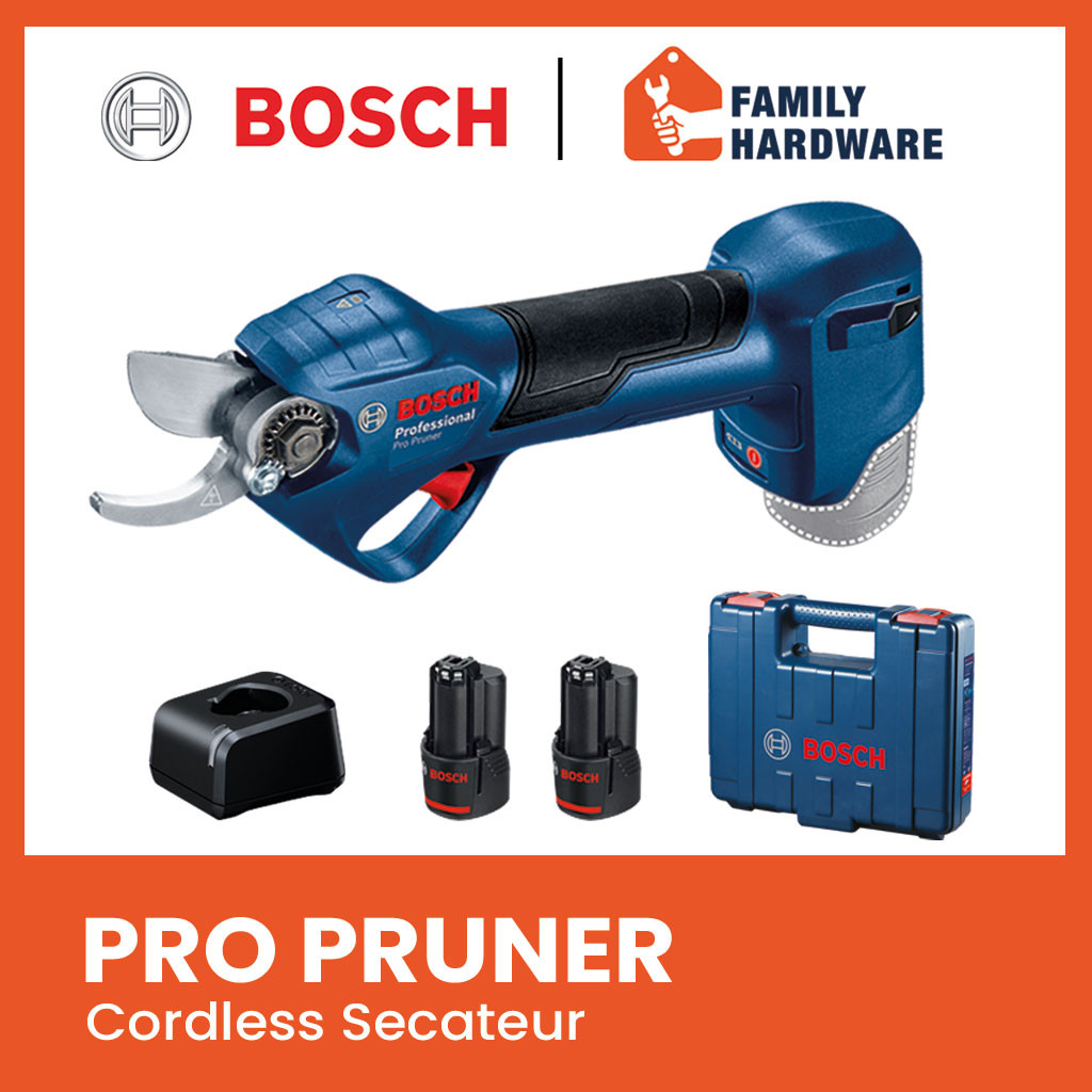 BOSCH 12V Pro Pruner Professional Cordless Secateurs Brushless Motor ...