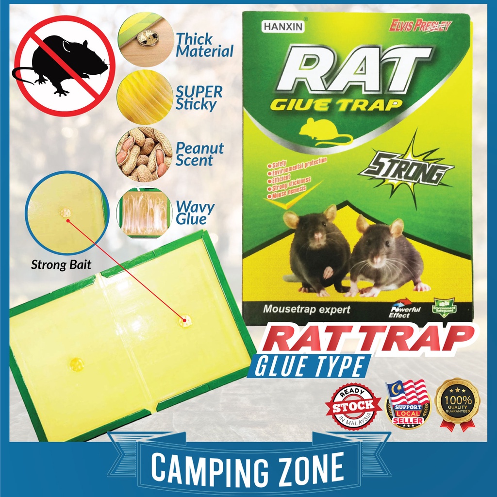 Mouse & Rat Sticky Glue Trap Boards for Pest Control Rat Glue Board ...