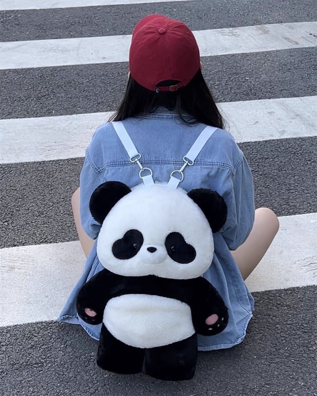 [Ready Stock] Big Panda Backpack Cute Panda Backpack Panda Bag Cartoon ...