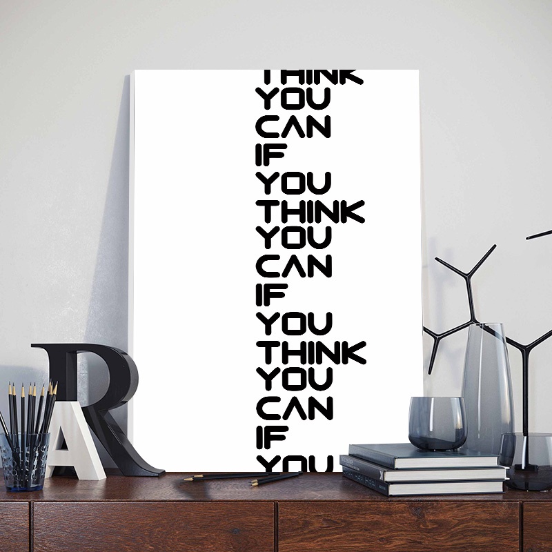 (With Frame)Office Decoration Wall Painting Inspirational Quotations ...
