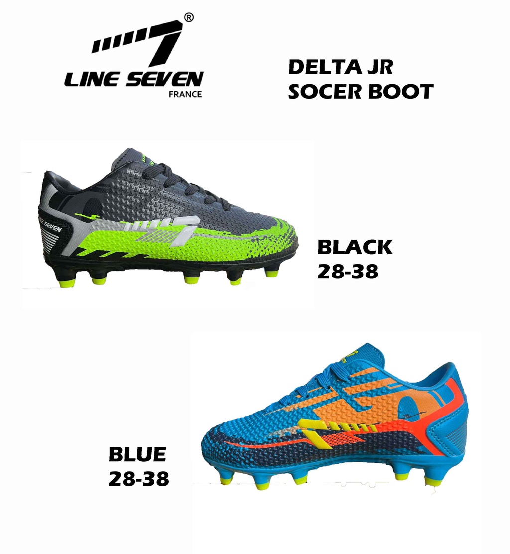 LINE 7 DELTA JUNIOR UNISEX TRAINING/TOURNAMENT SOCCER BOOT / KASUT BOLA ...