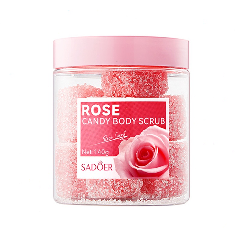 ROREC SADOER Rose Candy Body Scrub Texture Exfoliates Leaves Skin ...