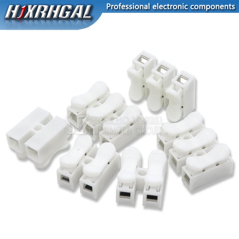 10PCS/LOT CH3 CH2 cable connector quick splicing locking terminal set ...