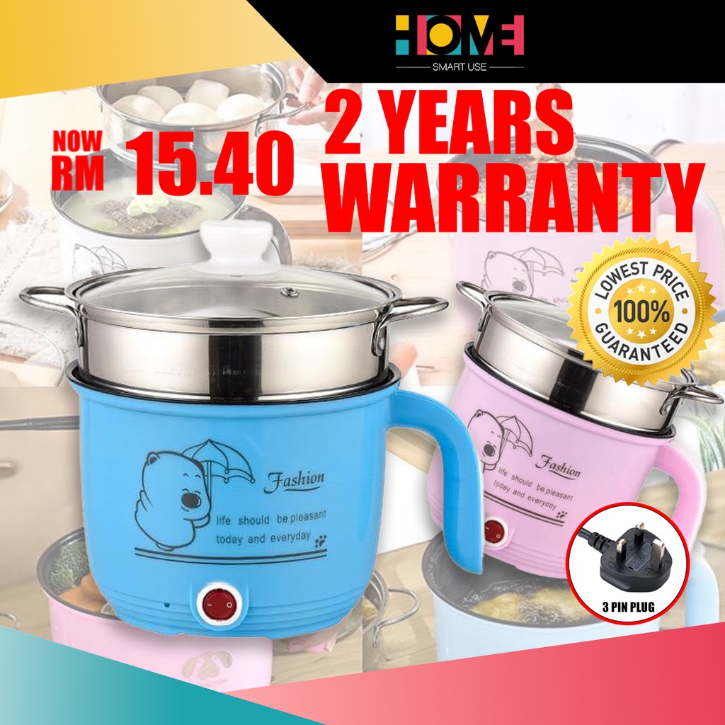 🔥 Pot Periuk Nasi 1.8L🔥 Non Stick Cooker Mini Pot Multifunction ...