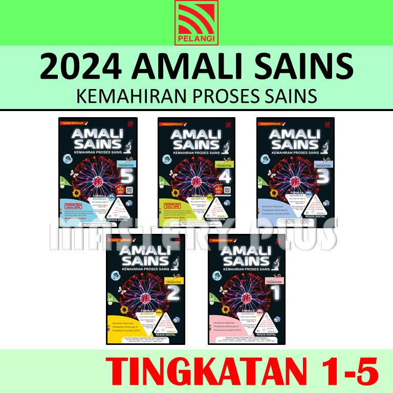 AMALI SAINS TINGKATAN 1 2 3 4 5 KEMAHIRAN PROSES SAINS | DWIBAHASA 2024 ...