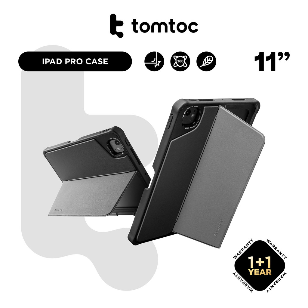 tomtoc B58 iPad Pro Protective Case 11 inch Pivot Tablet Casing iPad ...